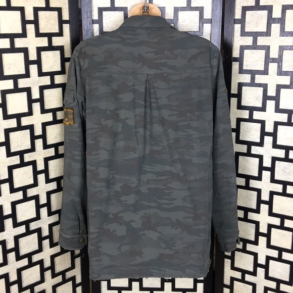 Willow & Clay | Jackets & Coats | Willow Clay Camouflage Military Style ...